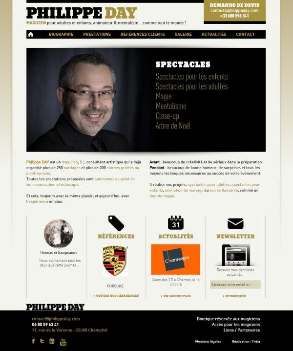 Philippe DAY - DJ & magicien - Théia - agence conseil en solutions ...